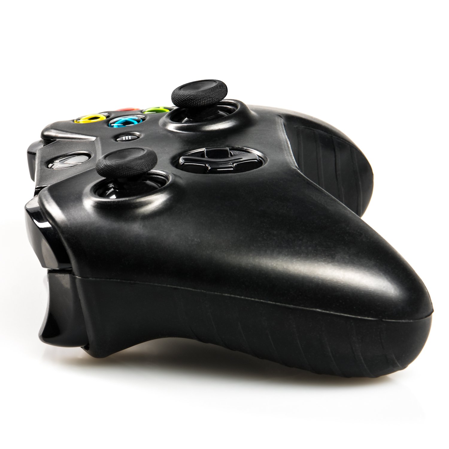 Controller Silicone Cover Skin Anti-Slip Compatible for Xbox One Controller x 1(Black)