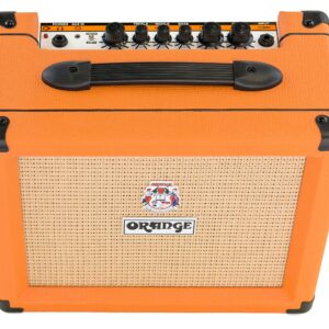 Orange Crush 20-Watt Guitar Combo Amplifier Bundle with Instrument Cable and Austin Bazaar Polishing Cloth