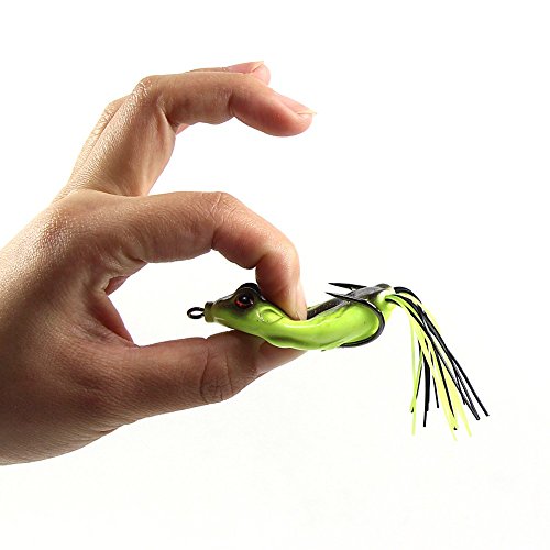 Hollow Body Frog Freshwater & Saltwater Float on Water Lure Kit (18 PCS)