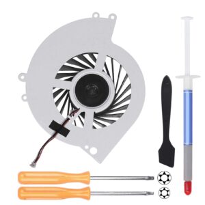 yeechun ps4 cpu cooling fan replacement for sony playstation4 cuh-10xxa and cuh-11xxa ksb0912he-ck2m 500gb(with screwdrivers t8+t10,thermal paste,spatula)