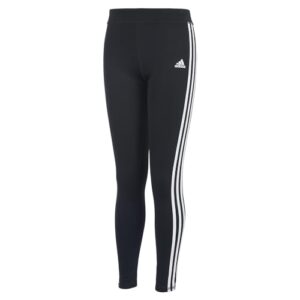 adidas girls' big performance tight legging, black adi, medium (10/12)