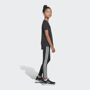 adidas Girls' Big Performance Tight Legging, Black Adi, Medium (10/12)