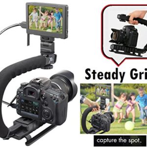 Camera Stabilizing Pro Grip Handle for Sony A5000 Alpha ILCE-5000 ILCE-5000L