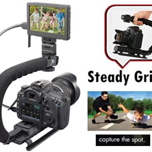 Camera Stabilizing Pro Grip Handle for Sony A5000 Alpha ILCE-5000 ILCE-5000L