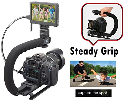 Camera Stabilizing Pro Grip Handle for Sony A5000 Alpha ILCE-5000 ILCE-5000L