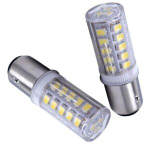 hqrp 2-pack led light bulb compatible with aqua-signal series 40 41 42 50 masthead light marine navigation 3541002000 3108104000 3540002000 40400 40420 40000 40001 40020 12-24v