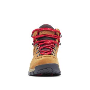 Columbia Women's Newton Ridge Plus Waterproof Amped, Elk/Mountain Red, 10