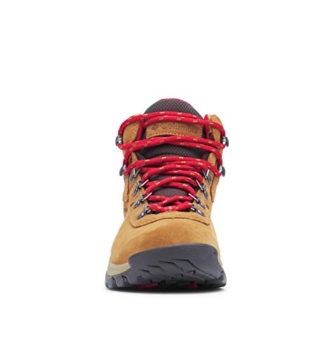 Columbia Women's Newton Ridge Plus Waterproof Amped, Elk/Mountain Red, 10