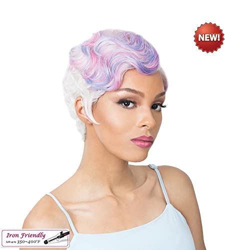 it's a wig! Synthetic Hair Wig Nuna (1 - JET BLACK)