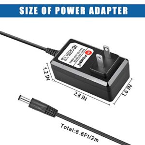 PKPOWER AC Adapter Power Supply for Suzuki QChord QC-1 Q-Chord QC1 Digital Songcard Synthesizer Guitar Power Supply Cord Cable