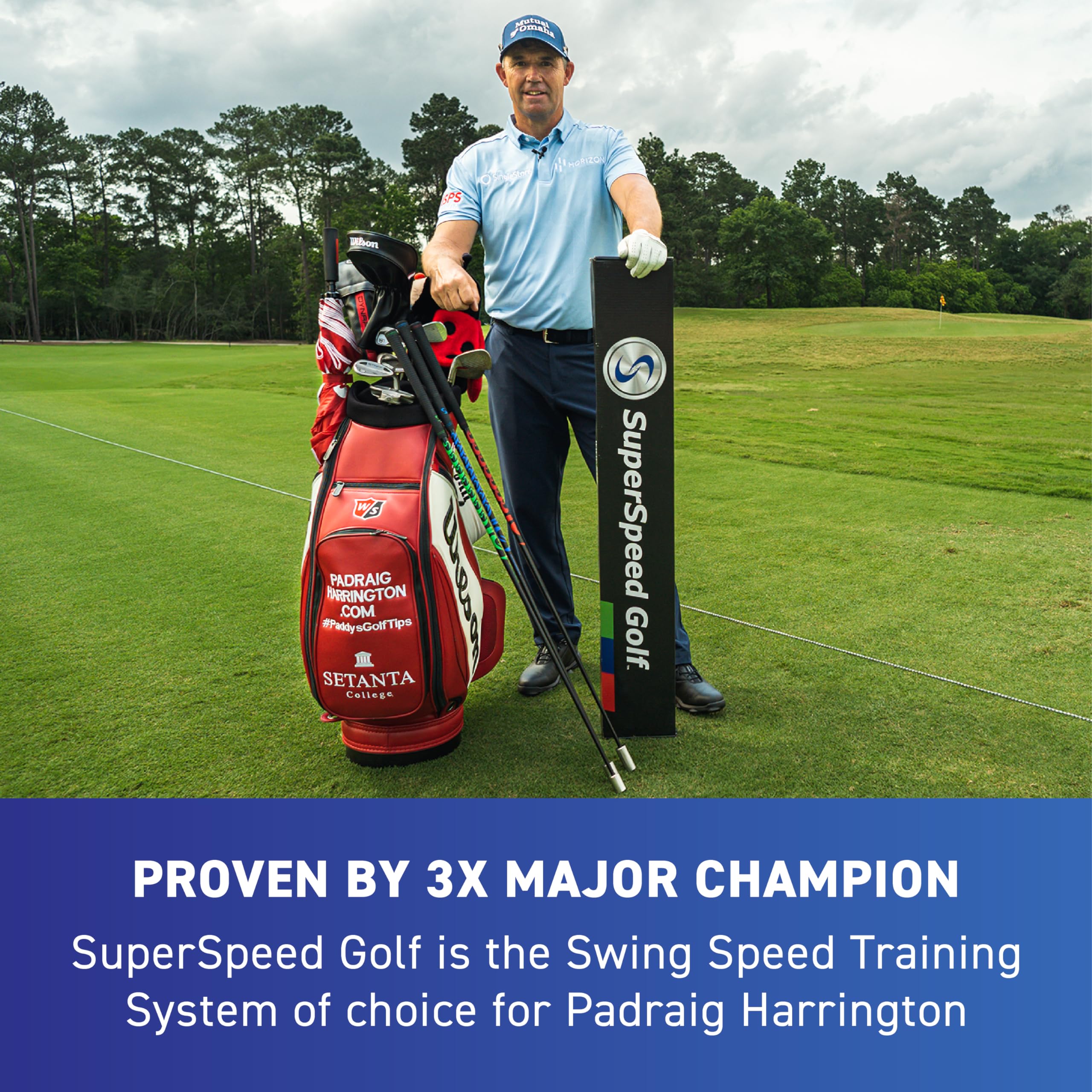 SuperSpeed Golf | Swing Speed Training System | Gain Swing Speed and 20 Yards | Speed Sticks used by Padraig Harrington | Includes Free Online Training