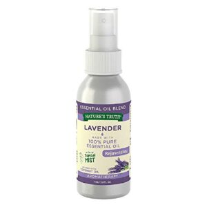 nature's truth lavender rejuvenating on the go hydrating mist - 2.4 oz, pack of 2