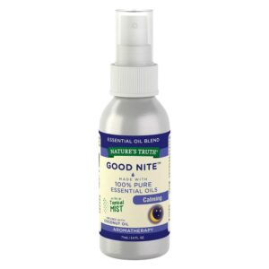 nature's truth good nite calming on the go hydrating mist - 2.4 oz, pack of 2