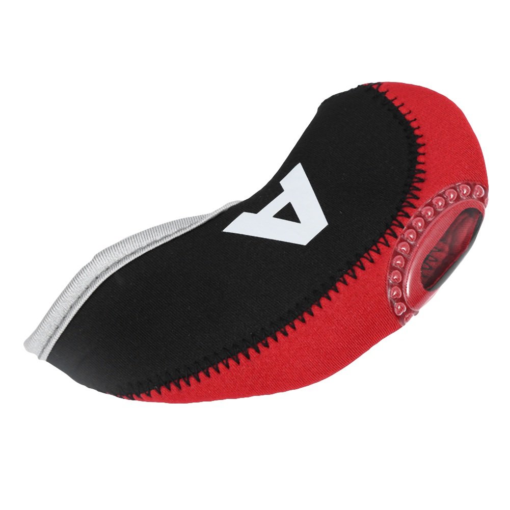 Golf Club Covers, 10 Pcs Neoprene Golf Club HeadCovers Iron Head Protect Cover Set (Color : Black+Red)