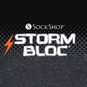 Storm Bloc 3 Pack Mens Cushioned Lightweight Summer Cotton Hiking Socks for Warm Weather (7-12 US, SBMS002CHA)