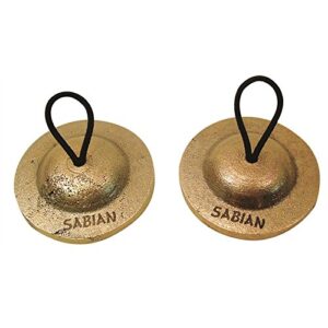 sabian 50102 heavy finger cymbals with bag