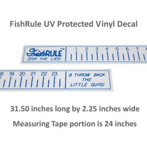 Fish Ruler - 24 inch Boat Ruler - Fishing Measuring Tape by FishRule