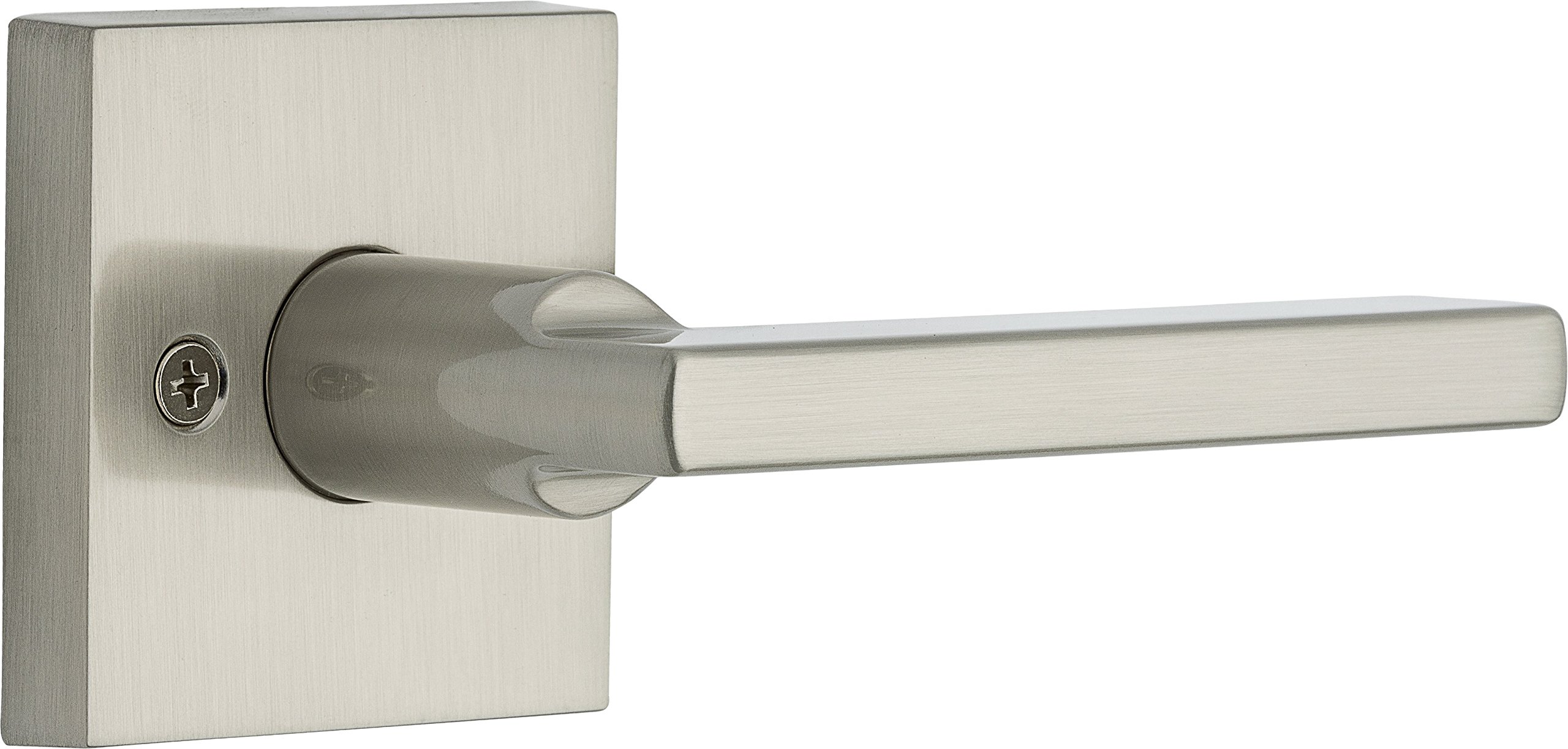 Satin Nickel Modern Halifax Dummy Door Lever