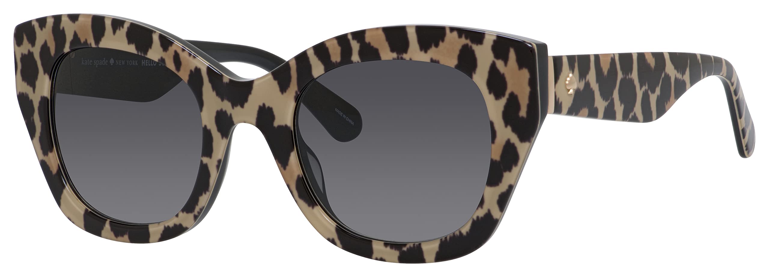 Kate Spade New York Women's Jalena Cat-Eye Sunglasses, BKGDTBCQN, 49 mm