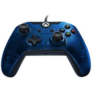 pdp gaming wired controller: midnight blue - xbox one