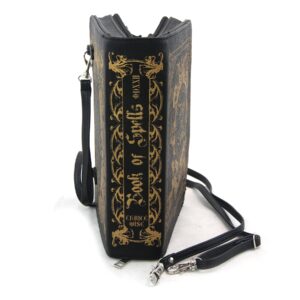 Book of Spells Clutch Bag in Vinyl Material