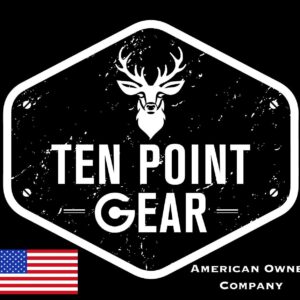 Ten Point Gear Bow Archery Wrist Sling 550 Paracord - Survival Hunting Shooting - Durable Leather with Metal Grommet (Multiple Color Options) (Woodland Camo)