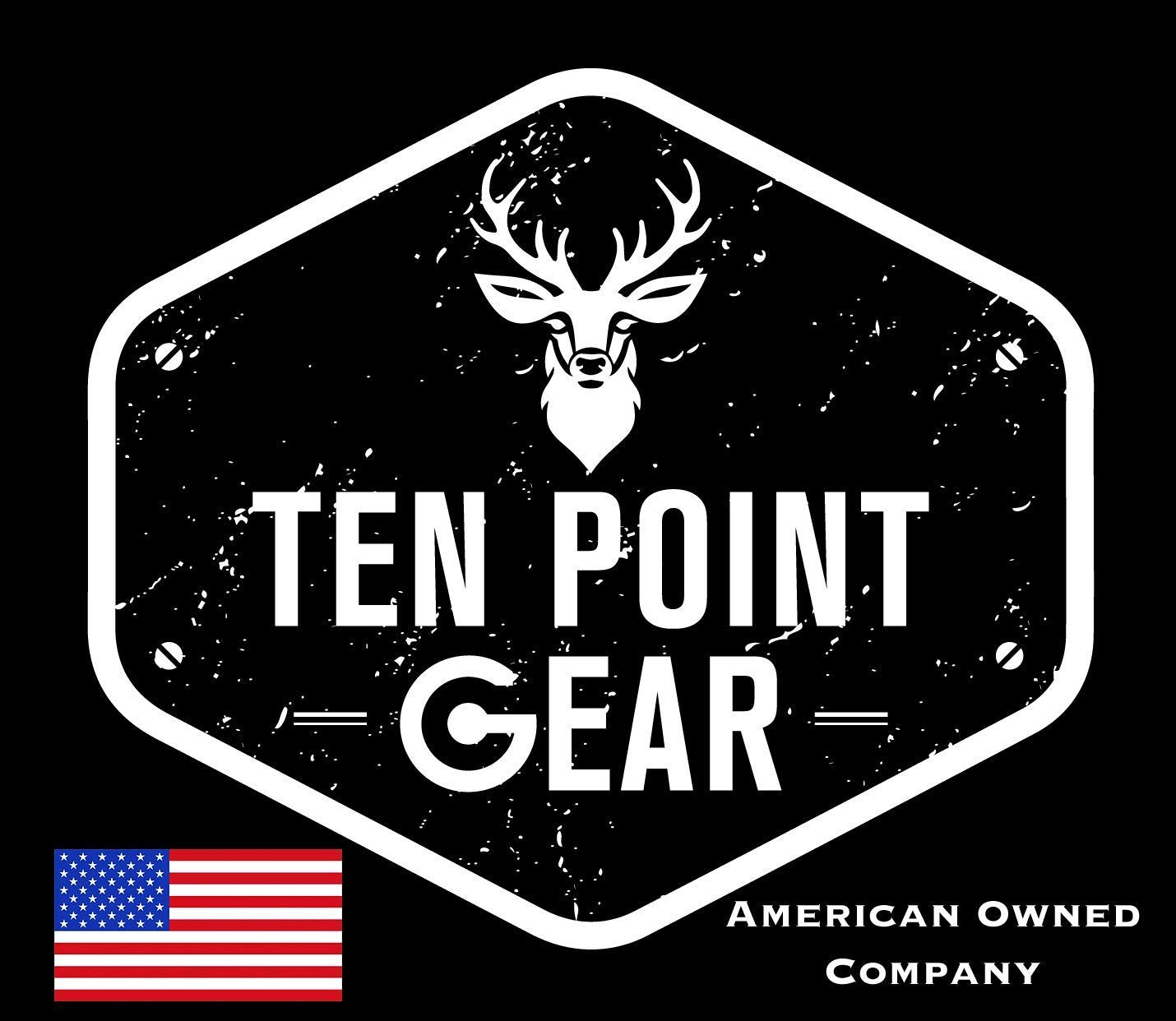 Ten Point Gear Bow Archery Wrist Sling 550 Paracord - Survival Hunting Shooting - Durable Leather with Metal Grommet (Multiple Color Options) (Woodland Camo)