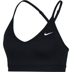 nike women's dri-fit indy training bra (black, small)