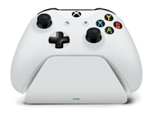 controller gear robot white xbox pro charging stand (controller sold separately) - xbox one