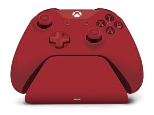 controller gear oxide red xbox pro charging stand (controller sold separately) - xbox one