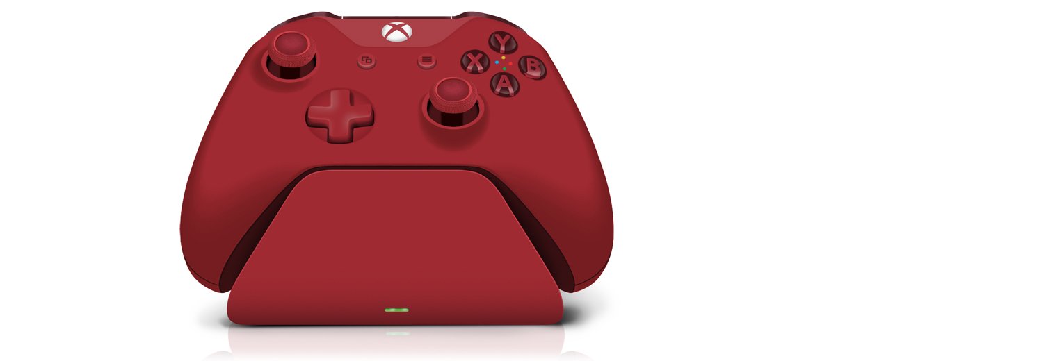 Controller Gear Oxide Red Xbox Pro Charging Stand (Controller Sold Separately) - Xbox One