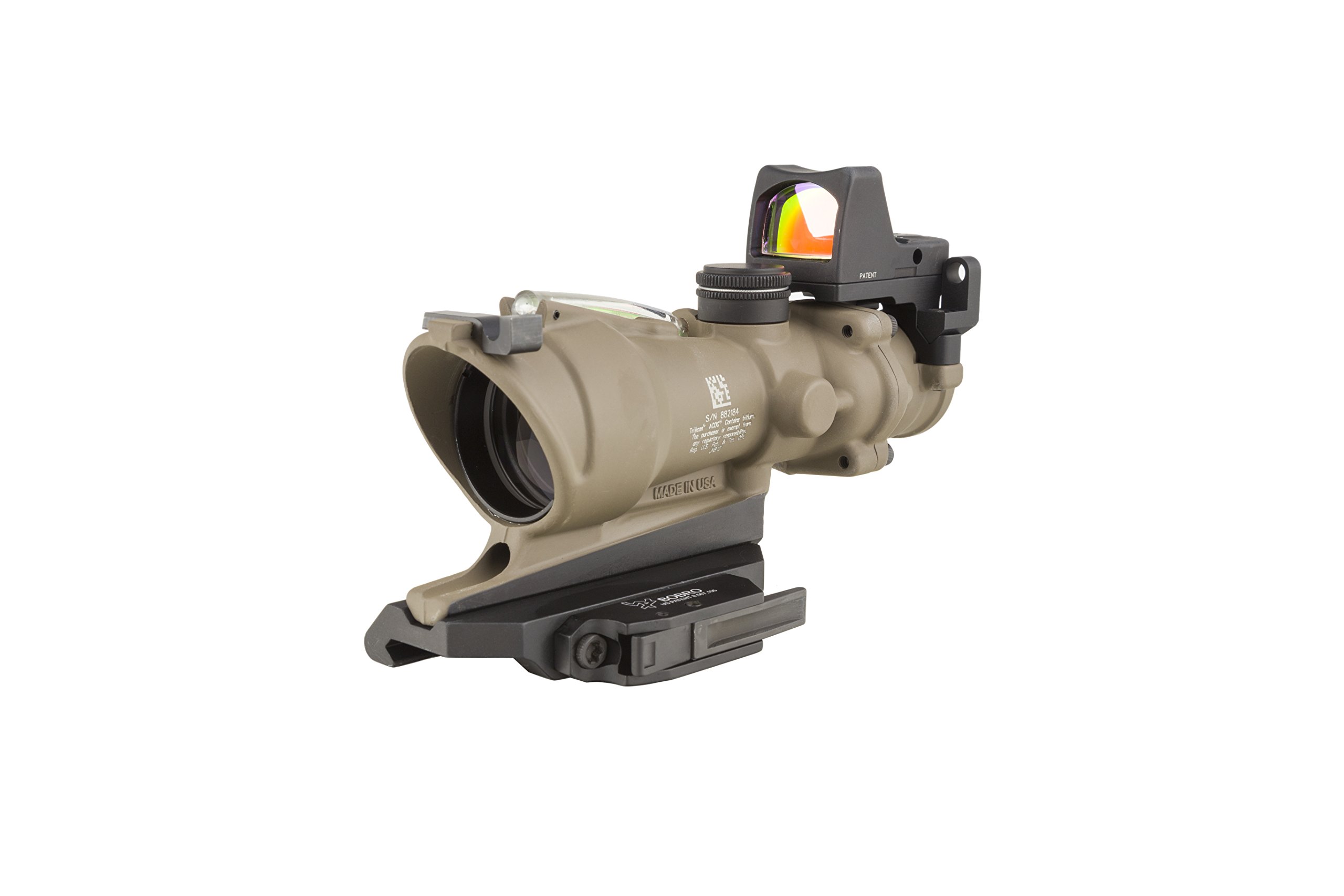 Trijicon 4x32mm ACOG Dual Illumination Green Crosshair Reticle Flat Dark Earth Optics