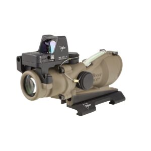 Trijicon 4x32mm ACOG Dual Illumination Green Crosshair Reticle Flat Dark Earth Optics