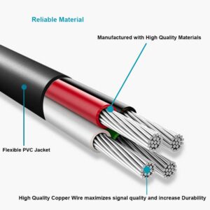 MaxLLTo USB Cable for Olympus Tough TG-4 TG-860 TG-870, Extra Long 5ft USB 2in1 Data SYNC-Charge Charging Cable Cord for Olympus Tough TG 4 TG 860 TG 870 Waterproof Underwater Camera