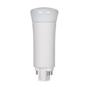 satco products, inc satco s29858 transitional light bulb in white finish, 4.69 inches, frosted