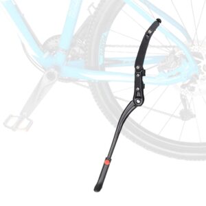 bluesunshine rear mount bicycle kickstand adjustable aluminum alloy bike stand fits 24"-28"