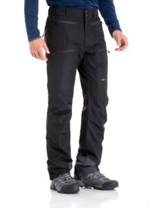 trailside supply co. mens-ski-snow-snowboard-pants, wind/waterproof, insulated, s, black