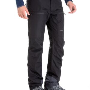 TRAILSIDE SUPPLY CO. Mens-Ski-Snow-Snowboard-Pants, Wind/Waterproof, Insulated, S, Black