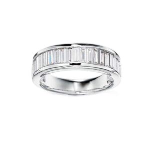 ginger lyne collection eternity baguettes anniversary wedding band ring for women