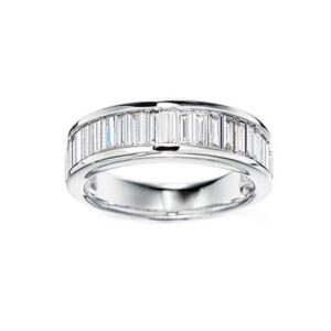 Ginger Lyne Collection Eternity Baguettes Anniversary Wedding Band Ring for Women