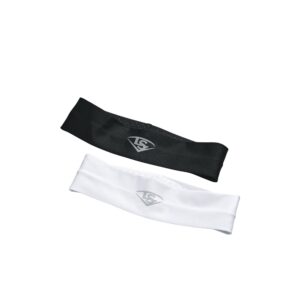 louisville slugger womens headband - 2 pack, black & white, one size