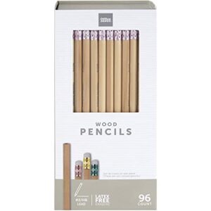 Office Depot® Brand Natural Wood Pencils, #2 Medium Soft Lead, Pack of 96