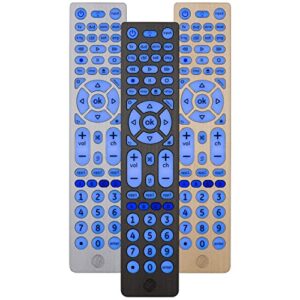 ge backlit buttons universal remote control, samsung tv remote control replacement, samsung remote control for smart tv, roku remote replacement, vizio, lg tv, sony, apple tv, 8-device, black, 37123