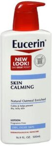 eucerin skin calming lotion - 16.9 oz, pack of 2