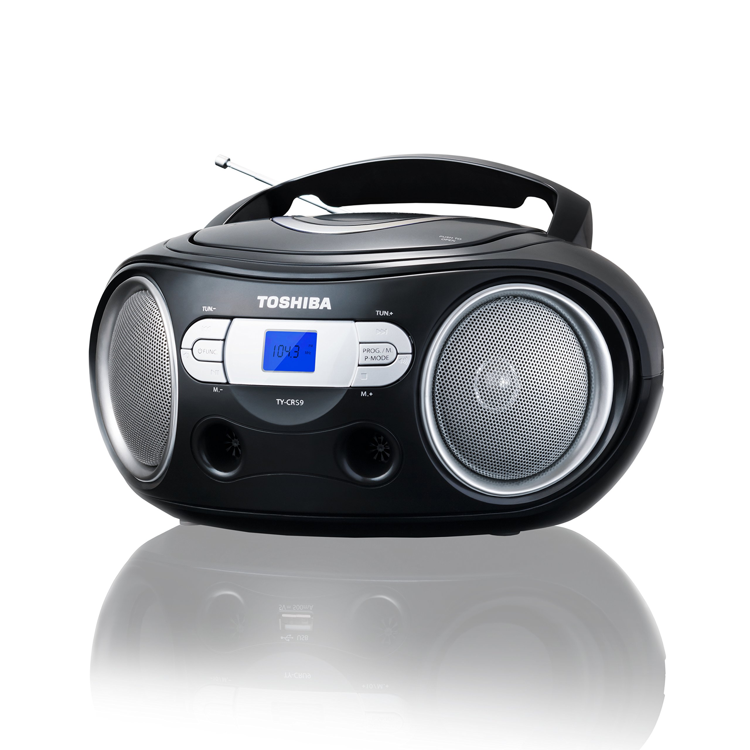 Toshiba TY-CRS9 Portable CD Boombox with AM/FM Stereo and Aux Input