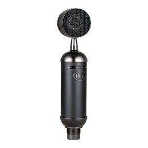 blue microphone blackout spark sl xlr condenser microphone recording, streaming, podcasting, gaming, large-diaphragm cardioid capsule, shockmount and protective case