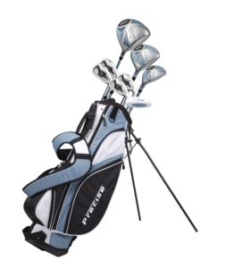 precise nx460 ladies womens complete golf clubs set includes driver, fairway, hybrid, 4 irons, putter, bag, 3 h/c's - 2 sizes - regular and petite size! (right hand petite size 5'3" and below)