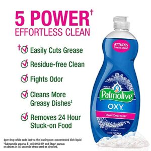 Palmolive Ultra Dishwashing Liquid Dish Soap, Oxy Power Degreaser - 32.5 Fl Oz (Pack of 4)