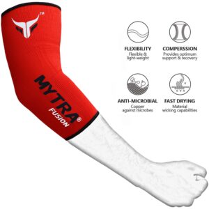 Mytra Fusion Elbow Brace Elbow Protector Arm Protector Farabi Elbow Brace Support Injury Relief Elasticated Elbow Support Sleeve Tennis Elbow, Golfers Elbow, Arthritis, Injury Recovery Elbow Support