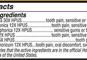 Hyland's Kids Oral Pain Relief Tablets, Natural Relief of Toothache, Swelling Gums, and Oral Discomfort, 125 Count